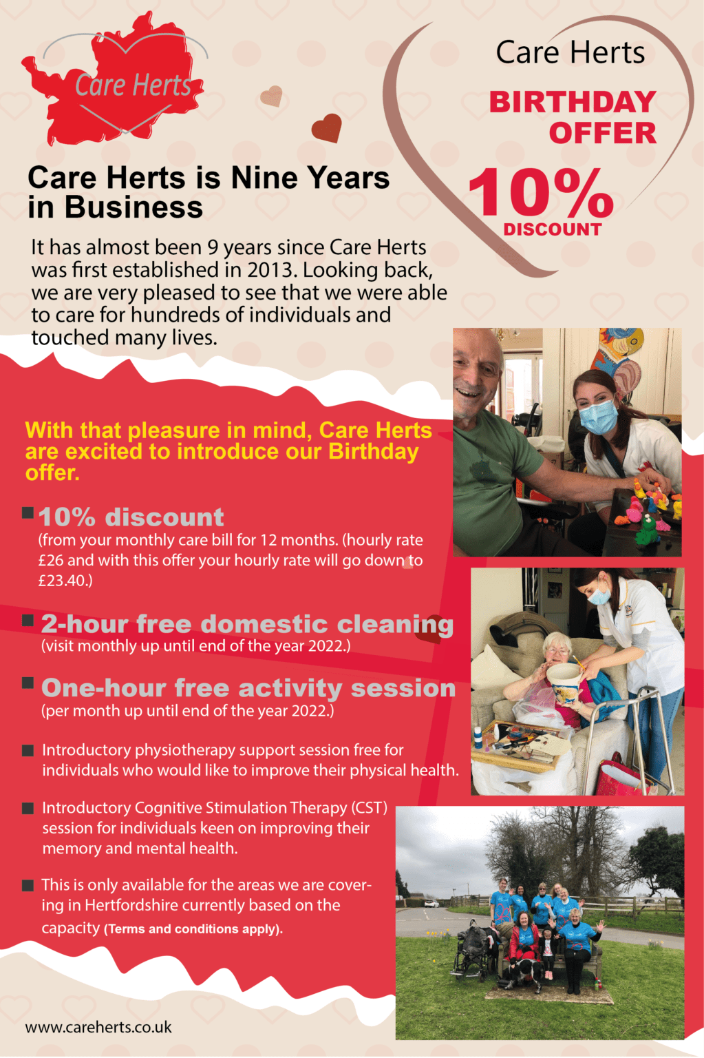 Care Herts | Care Herts is Nine Years in Business